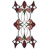 InHome Red Vineyard Stained Glass Decal (Set of 2) TNH2422 - The Home Depot