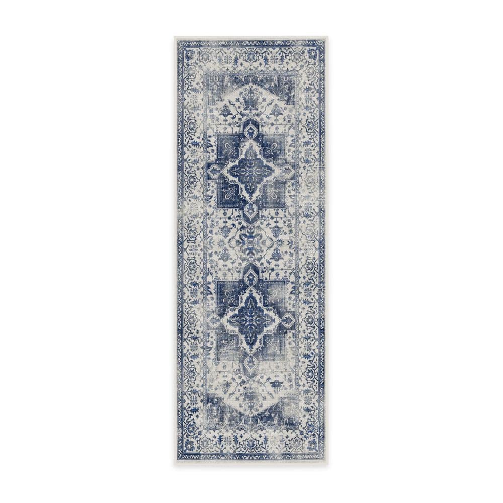 Reviews for Ruggable Machine Washable Rug with Standard Pad-Kira Delft ...