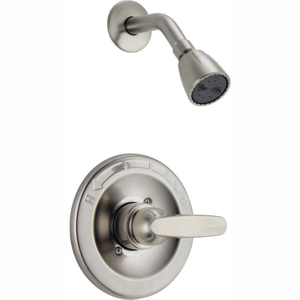 Delta Foundations 1-Handle Shower Only Faucet Trim Kit in Stainless (Valve Not Included) BT13210-SS