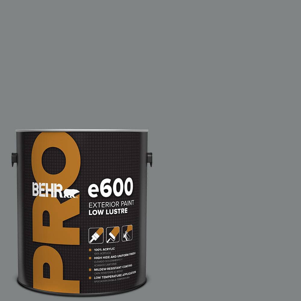 BEHR PRO 1 gal. #PFC-63 Slate Gray Low Luster Exterior Paint PR62301 ...