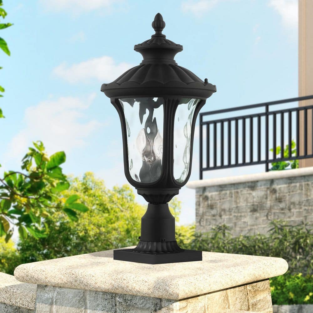 AVIANCE LIGHTING Whitingham 3-Light Textured Black Cast Aluminum ...