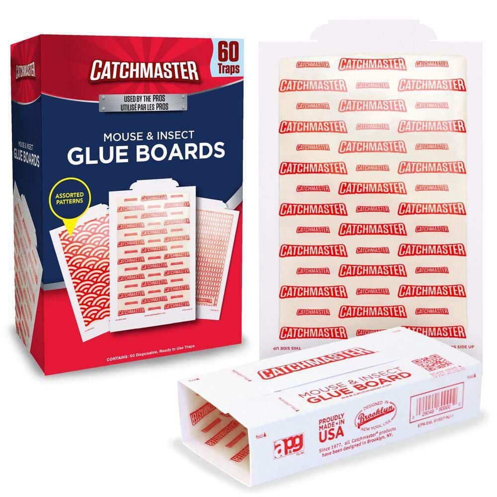 Catchmaster Mouse Size Bulk Glue Boards (Case of 60) 60M-EC-1E - The ...