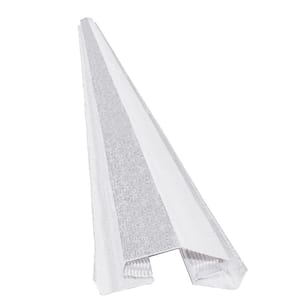 Master Flow 10 ft. Aluminum Ridge Vent in White AR10W - The Home Depot