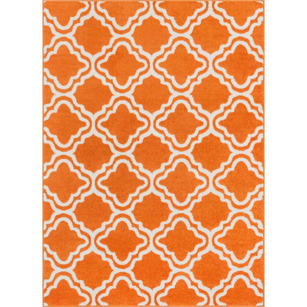 Well Woven StarBright Calipso Orange 2 ft. x 7 ft. Kids Runner Rug ...