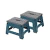 Anvil 8.5 In. Folding Step Stools (2 pack) 59519 - The Home Depot
