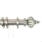Rod Desyne 30 in. - 48 in. Imperial Decorative Traverse Rod in Satin ...