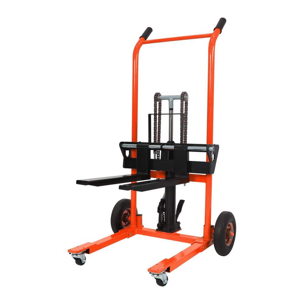 TORY CARRIER Orange 440 lbs. Hand Stacker with 35.8 in. Max Lift ...