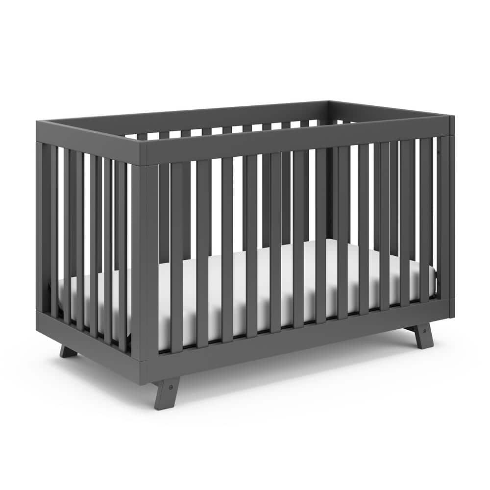 Storkcraft Beckett Gray 3In1 Convertible Crib 04610-60G - The Home Depot