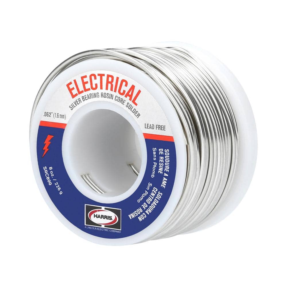 Harris Lead-Free Rosin Core Solder 8 oz. 389346 - The Home Depot