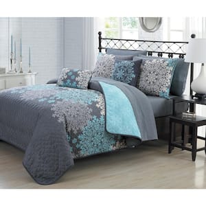 Barefoot Bungalow Giulia 3-Piece King Quilt Set GL-1812AMSK