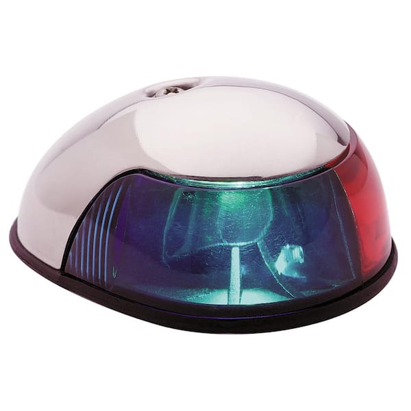 ATTWOOD Deck Mount Navigation Light in Combination 3810-7 - The Home Depot