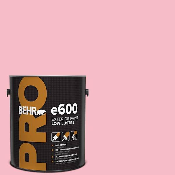 BEHR PRO 1 gal. #120C-2 Pink Punch Low Luster Exterior Paint PR62001 ...