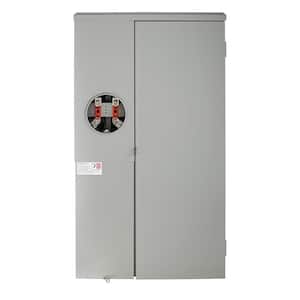 GE 200 Amp 20 Space 40 Circuit Outdoor Combination Main Breaker ...