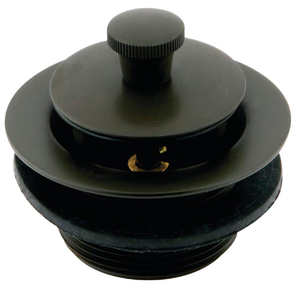 Kingston Brass Brass Lift and Lock Tub Drain in Oil Rubbed Bronze ...