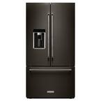 KitchenAid 20 cu. ft. French Door Refrigerator in PrintShield Black ...