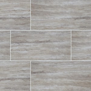 Reviews for MSI Romagna Ivory 12 in. x 24 in. Polished Porcelain Marble ...