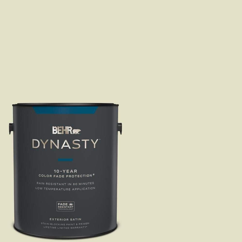 BEHR DYNASTY 1 gal. #S340-2 Green Power Satin Enamel Exterior Stain ...