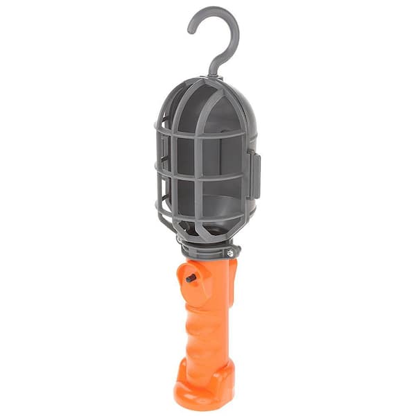 HDX 75-Watt Plastic Shield Incandescent Trouble Work Light with Swivel ...