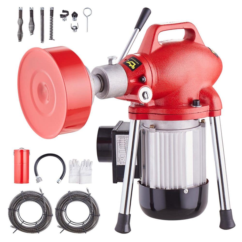 Reviews for VEVOR Drain Cleaner Machine 120 ft.x 5/8 in. 370W Sectional ...