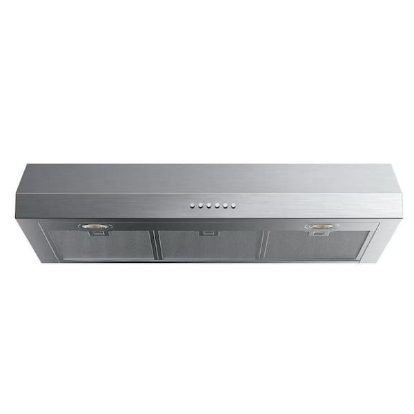 Throes 42 in. 900 CFM Ducted Under Cabinet Range Hood in Stainless ...
