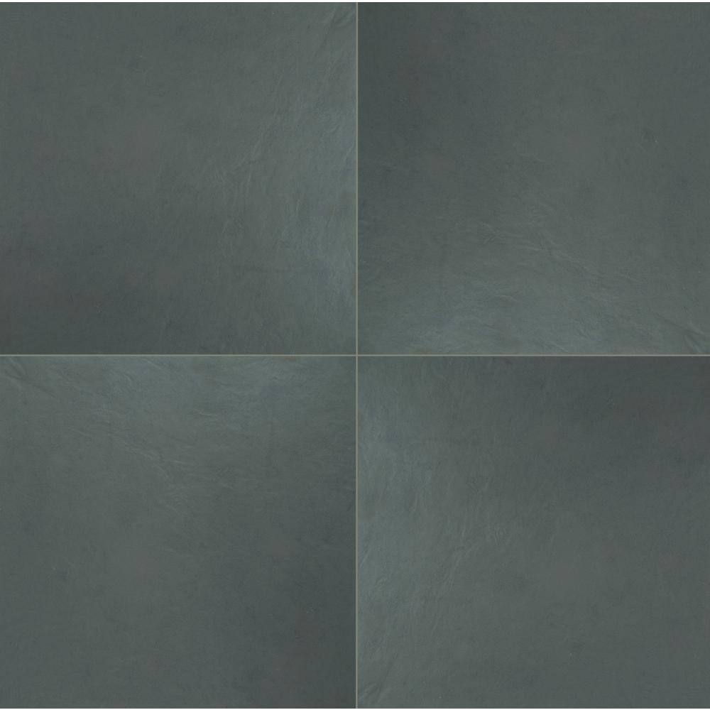 MSI Take Home Tile Sample - Montauk Blue 6 in. x 6 in. Gauged Slate ...