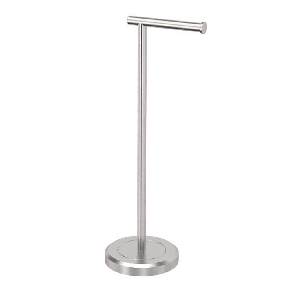 Gatco Latitude II Freestanding Toilet Paper Holder Stand in Satin ...