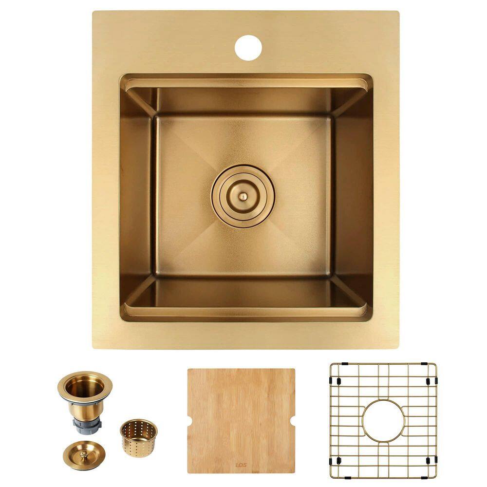 PARASOLAR 20.75 in. Drop-In Sink Bathroom Sink in Oil Rubbed Bronze ...