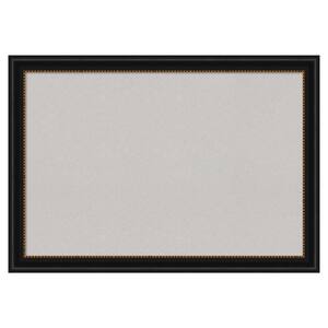 Amanti Art Vogue Black Natural Corkboard 35 in. x 27 in. Bulletin Board ...