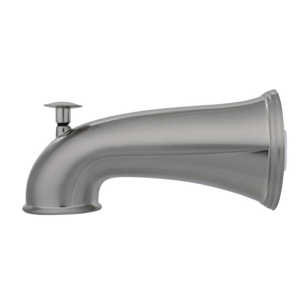 DANCO 5-1/2 in. Decorative Tub Spout in Brushed Nickel 10316 - The Home ...