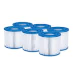 Summer Waves 4.13 in. Dia Replacement Pool Filter Cartridge (4-Pack ...