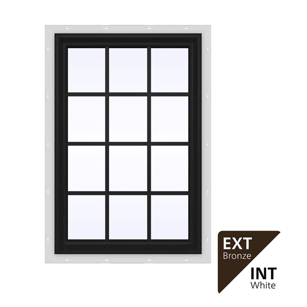 Reviews for JELD-WEN 36 in. x 48 in. V-2500 Series Bronze Exterior ...