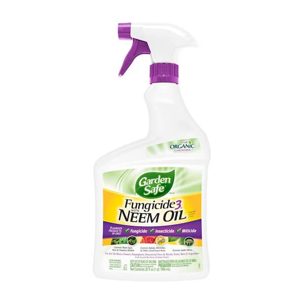 Garden Safe 32 oz. Ready-to-Use Fungicide 3 with Neem Oil Extract HG ...