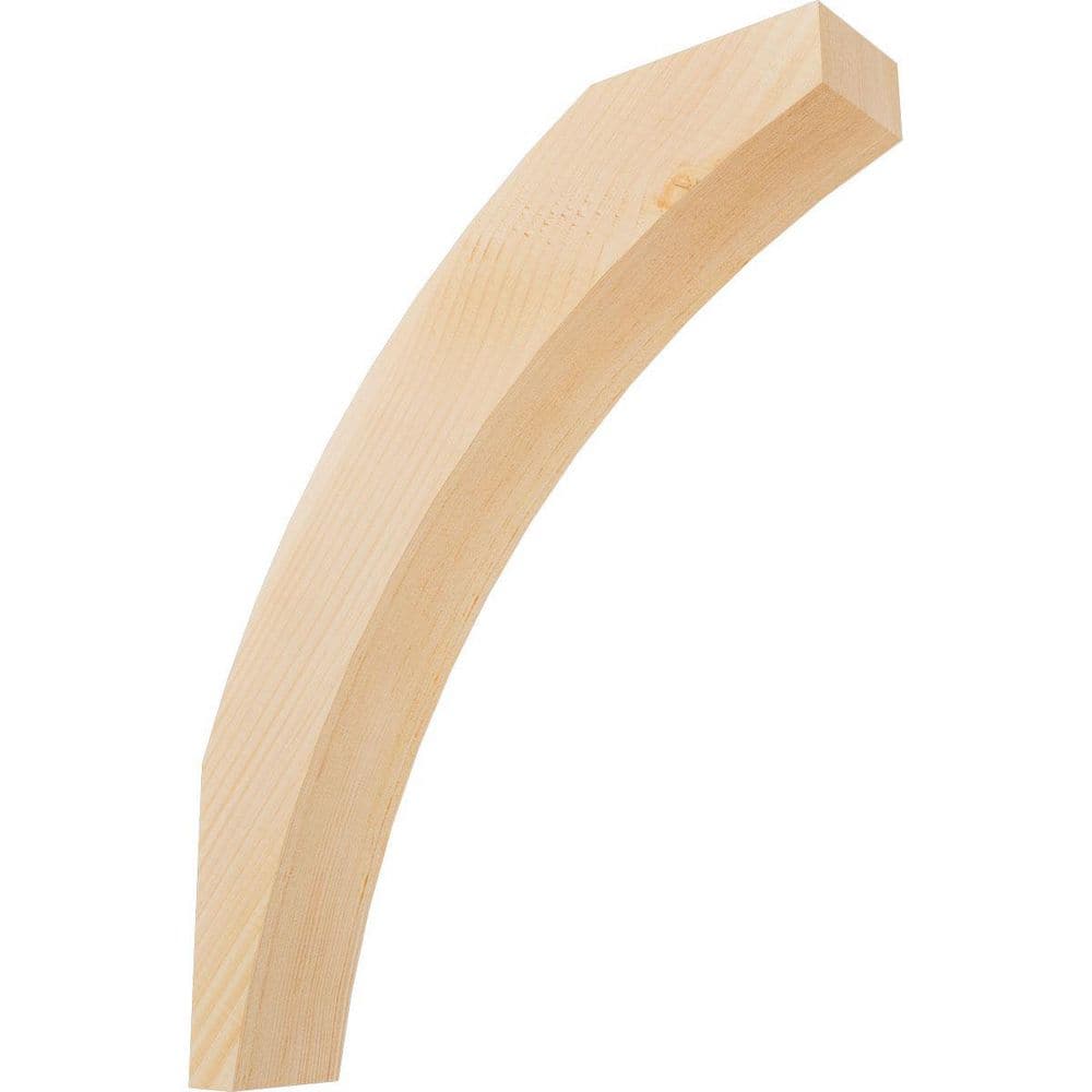 Ekena Millwork 3 1/2"W x 18"D x 22"H Thorton Smooth Knee Brace, Douglas ...