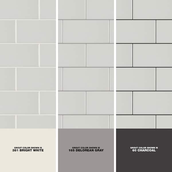 Subway Tile Gray Grout