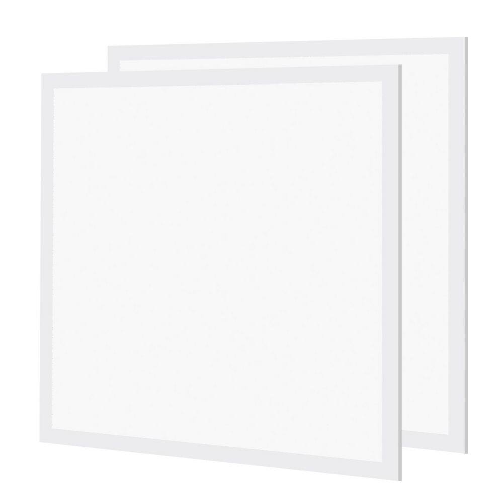 WYZM 2 ft. x 2 ft. 5800 Lumens Integrated LED Panel Light 5000K White ...
