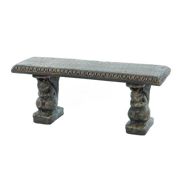 Athens Stonecasting Squirrel Leg Concrete Garden Bench 01-019113AB ...