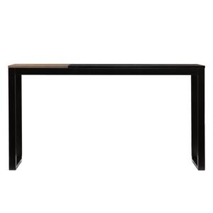 SEI FURNITURE Lydock Console 56 in. Black Standard Rectangle Wood ...