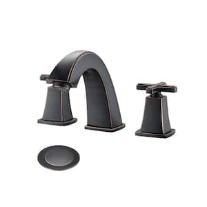 GIVING TREE 8 in. Widespread 2-Handle Bathroom Faucet Combo Kit with ...