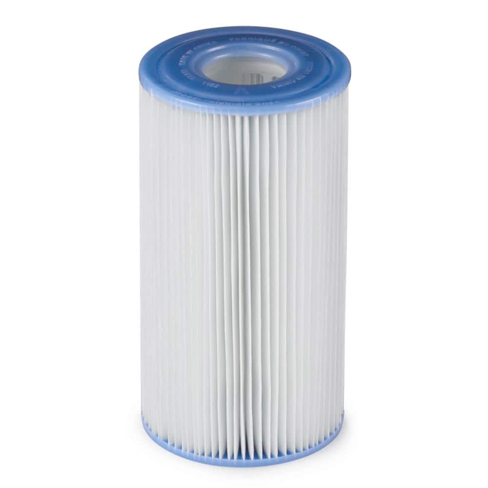 Intex 4.25 in. Dia Type A Pool Replacement Filter Cartridge 29000E ...