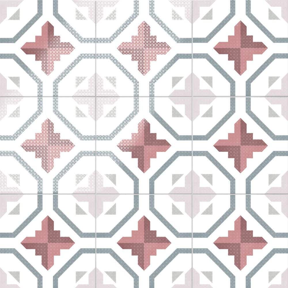 Merola Tile Prisma Rioja 10 in. x 10 in. Porcelain Floor and Wall Tile ...