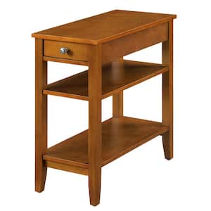Convenience Concepts American Heritage Cherry Wedge End Table R6-249 ...