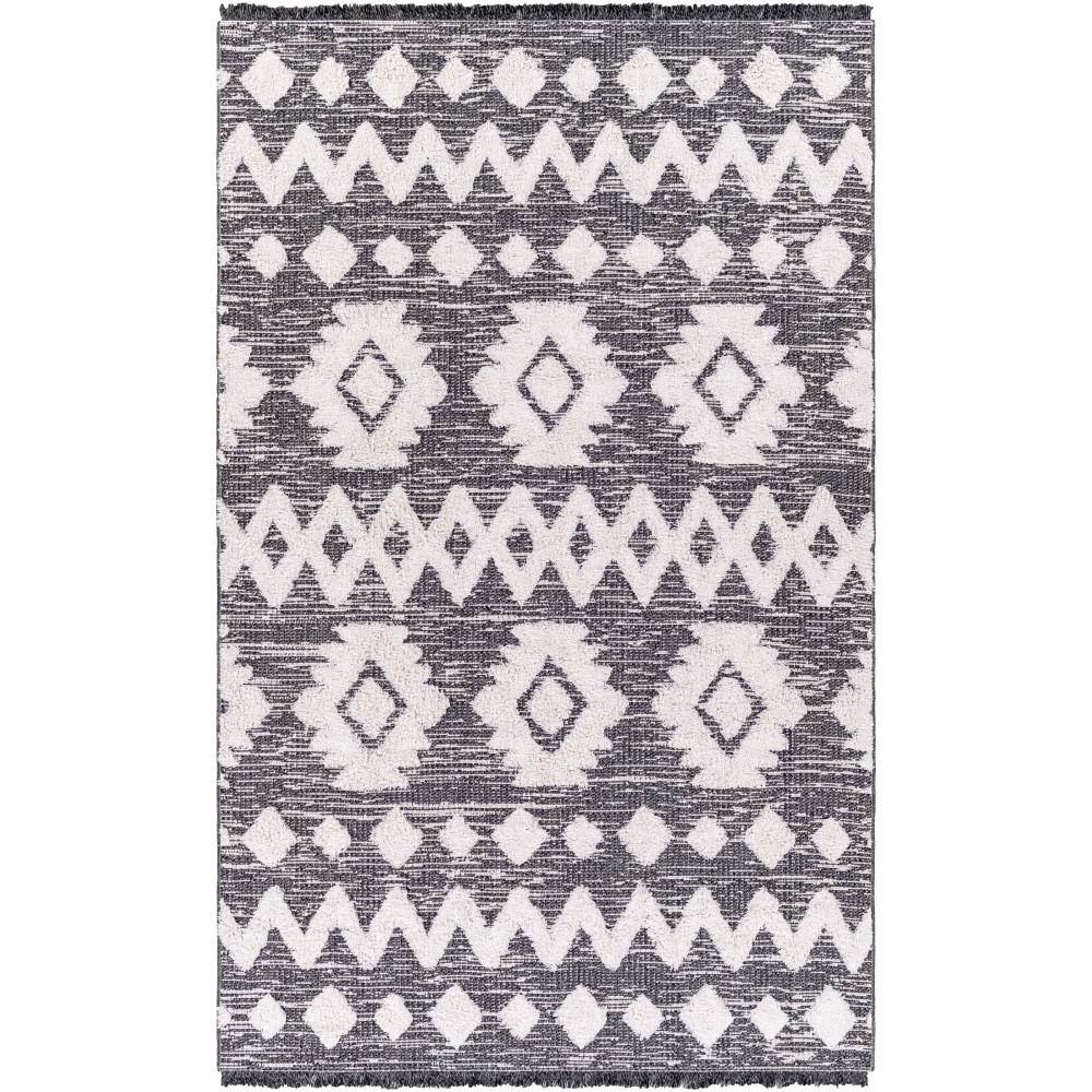 Artistic Weavers Morocotton Charcoal 2 ft. x 4 ft. Bohemian Indoor Area ...