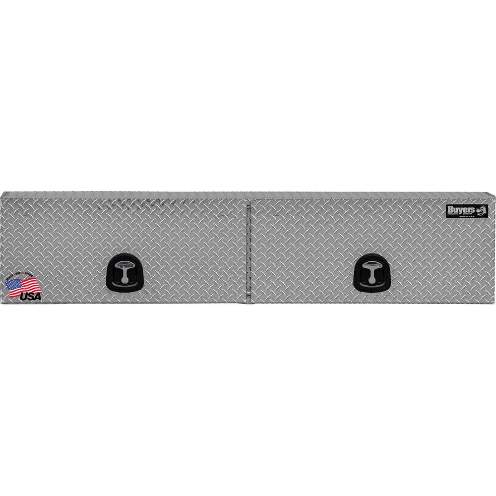 BUYERS PRODUCTS Topsider Truck Tool Box in Diamond Tread Aluminum 90 in ...