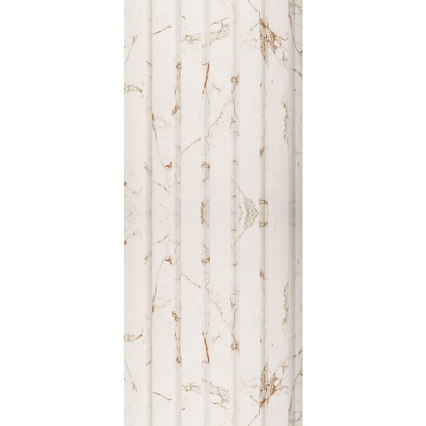 FROM PLAIN TO BEAUTIFUL IN HOURS Large Slats 1/2 in. x 0.79 ft. x 7.88 ...