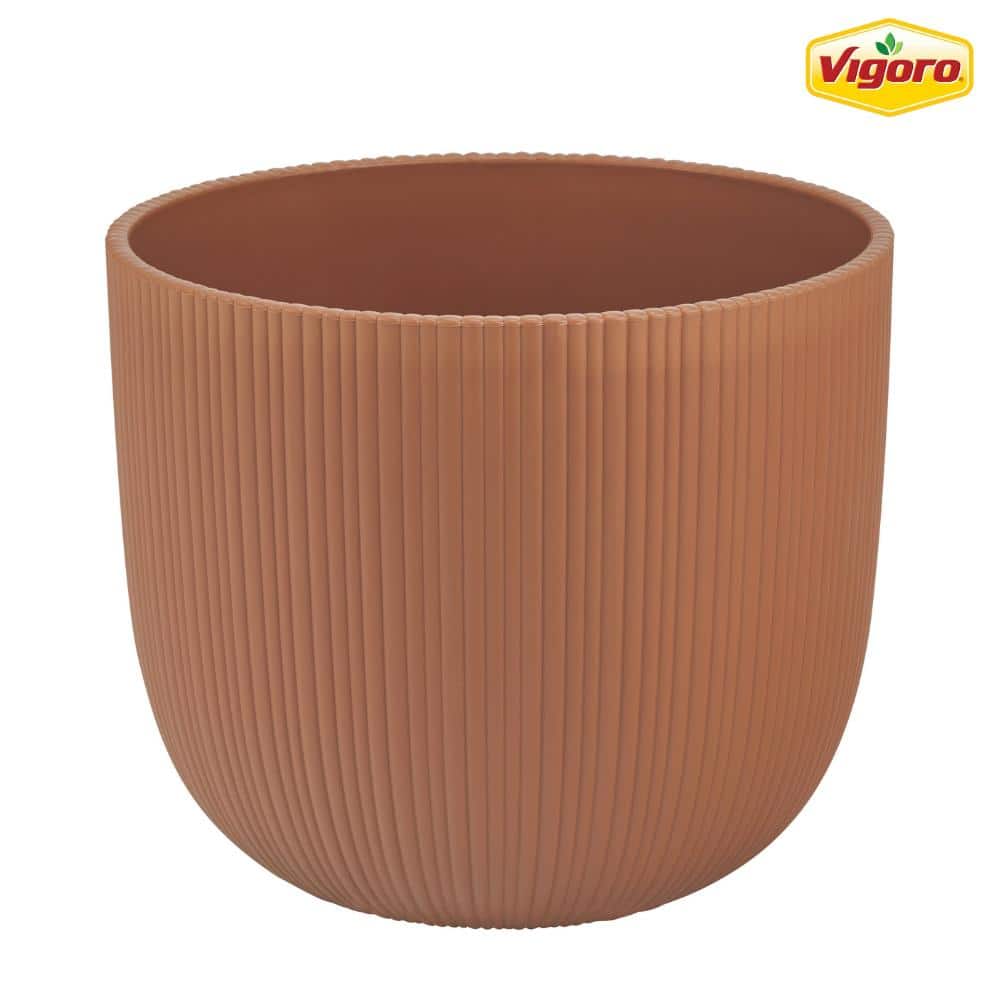 Have a question about Vigoro Amaliya Medium Terracotta Plastic Round ...