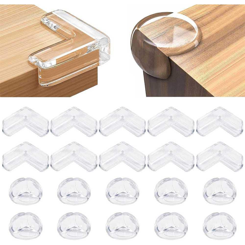 20-Pack Clear Corner Protectors for Furniture, Baby Safety Guards ...