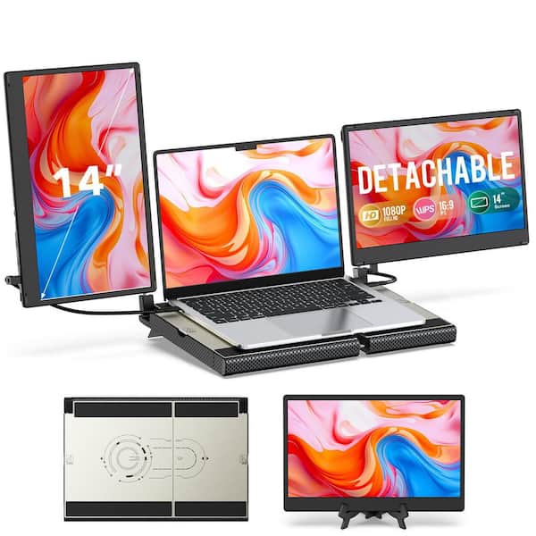 Vrbgify Full HD IPS Display Dual Triple Monitor Screen Extender for ...