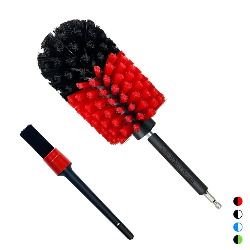 Phewnyzo Soft Drill Wheel Cleaner Brush Kit, No Scratches Highly Dense ...