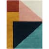 BALTA Jordan Multicolor 5 ft. x 7 ft. Color Block Shag Area Rug 3011982 ...
