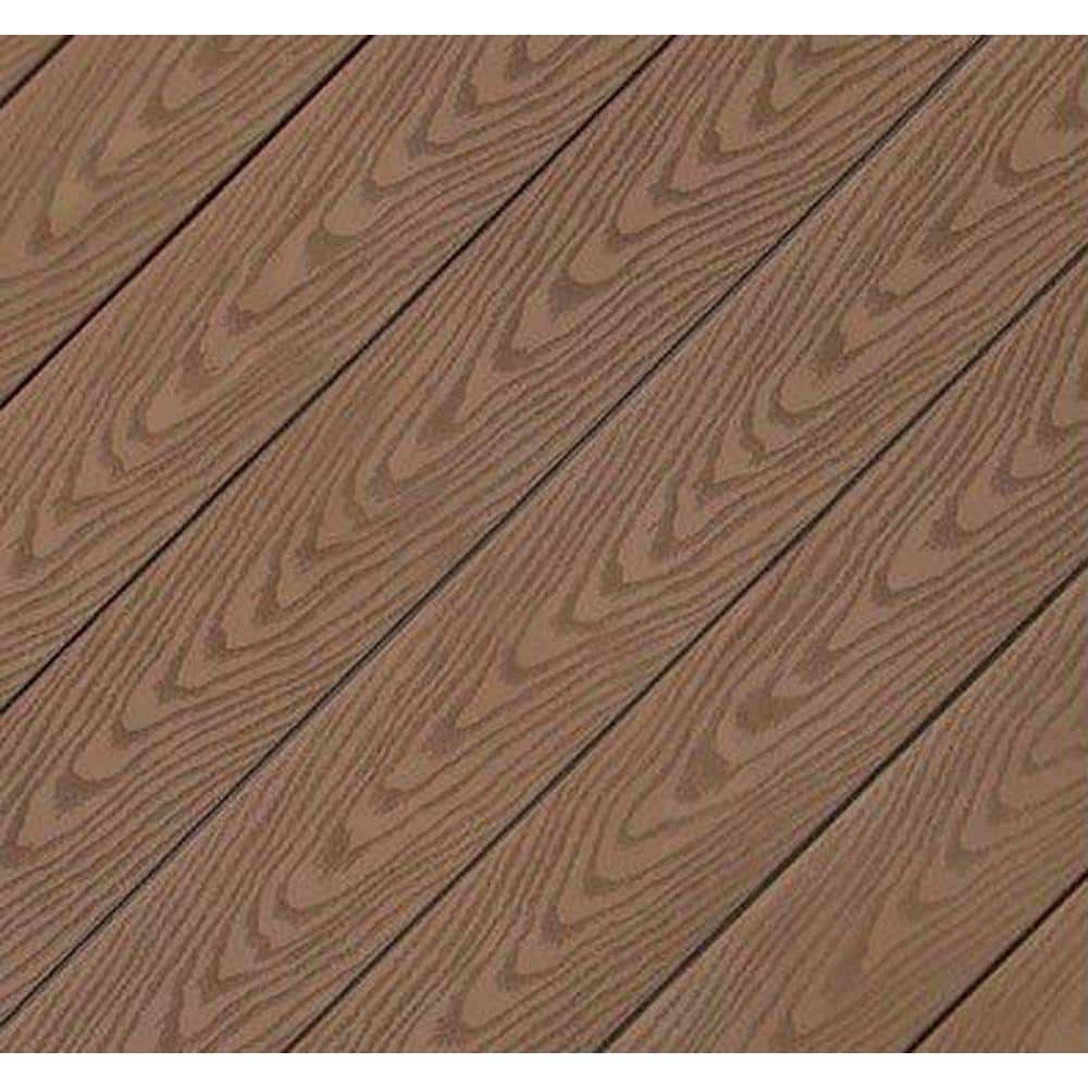 Veranda Composite Deck in Brown SE (Common: 1 in. x 5-1/2 in. x 16 ft ...